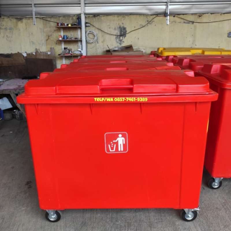 Promo TEMPAT SAMPAH BESAR-BAK SAMPAH BESAR-TONG SAMPAH BESAR VOLUME 660 LITE Diskon 33% di ...