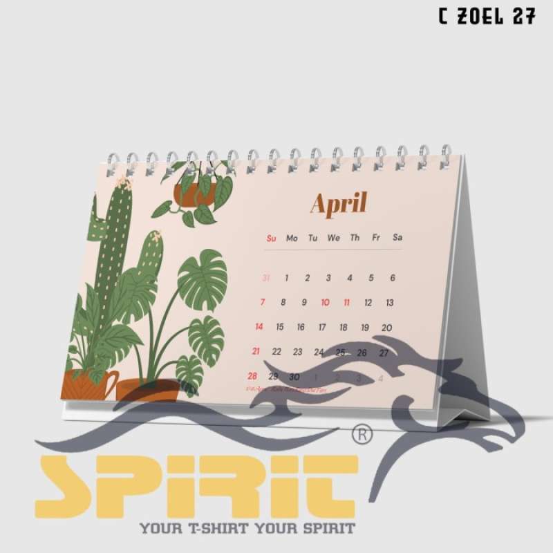 Jual calender 2024 aesthetic pajangan kalender unik hiasan meja estetik ...
