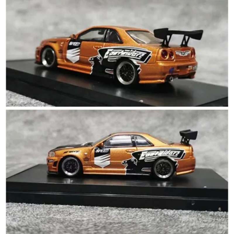 Promo Fast Speed Diecast Mobil Nissan Skyline GTR R34 Z Tune Russian ...