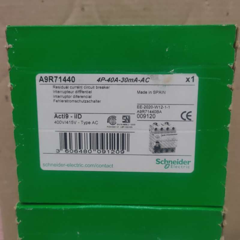 Promo ELCB/RCCB 4P 40A 30ma iID schneider Acti9 A9R71440 Diskon 23% di Seller Lixia Store ...