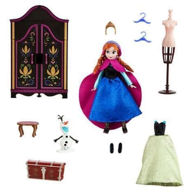 Jual Disney Store Usa - Frozen Elsa Anna Wardrobe Mini Doll Set Di ...