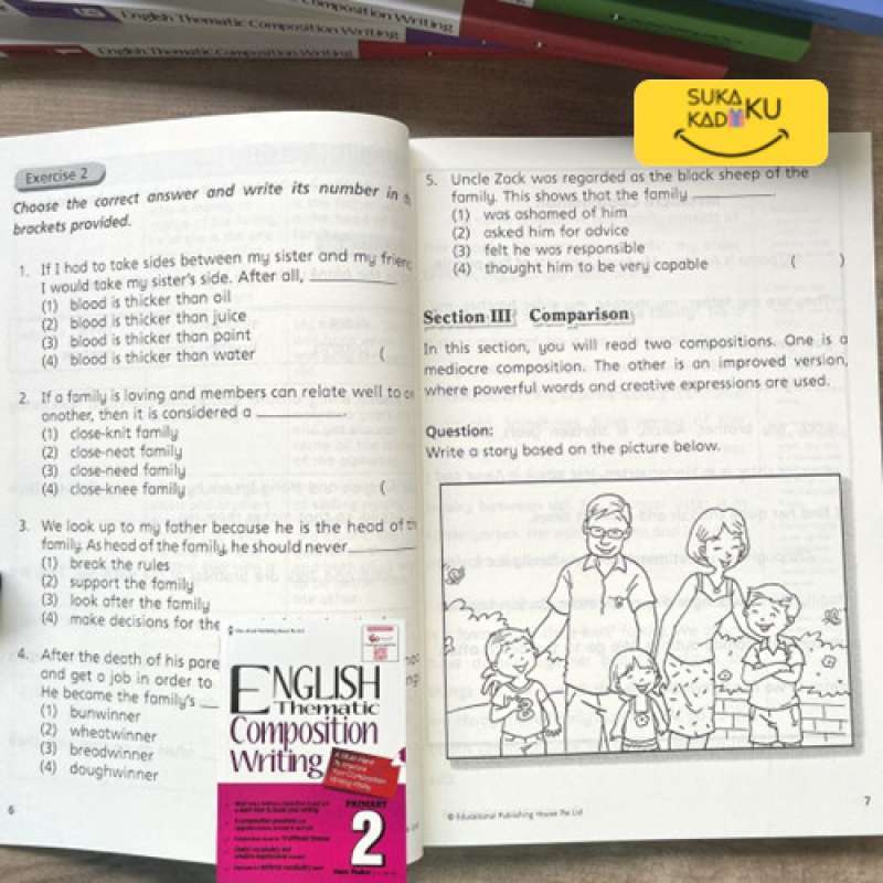 Promo English Thematic Composition Writing Book P1-6 Buku Edukasi Anak ...