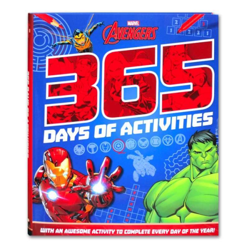 Promo Marvel Avengers 365 Days Of Activities (with An Awesome Activity ...