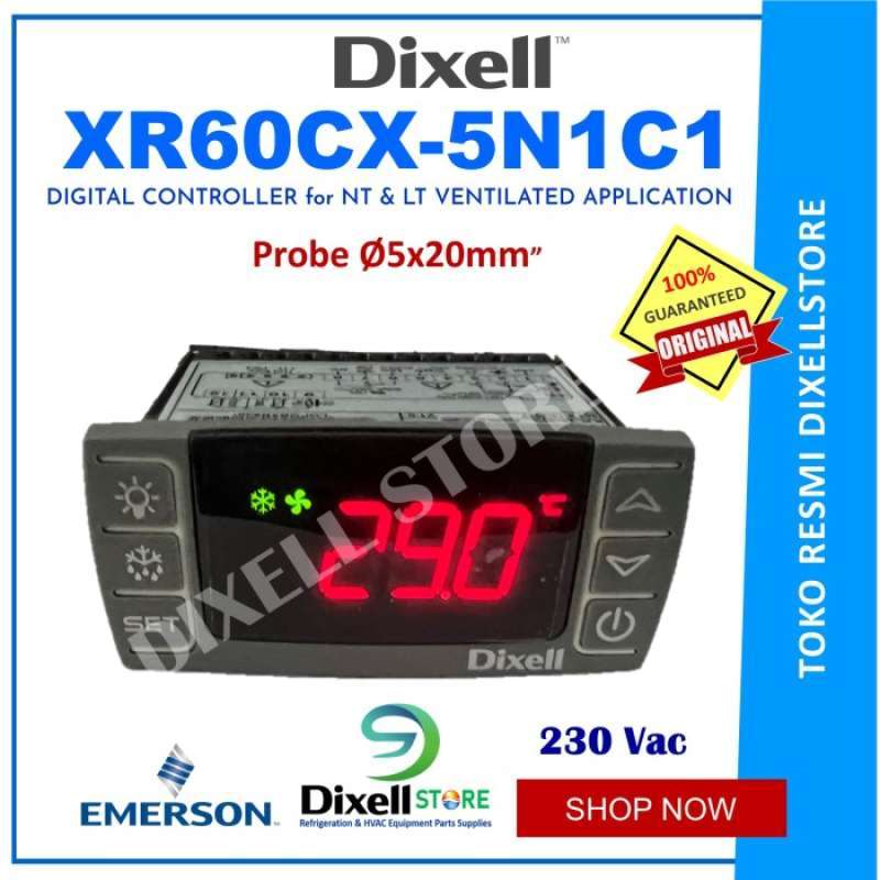 Promo DIXELL XR60CX-5N1C1 + 2 NTC probe, 230Vac Digital Thermostat ...