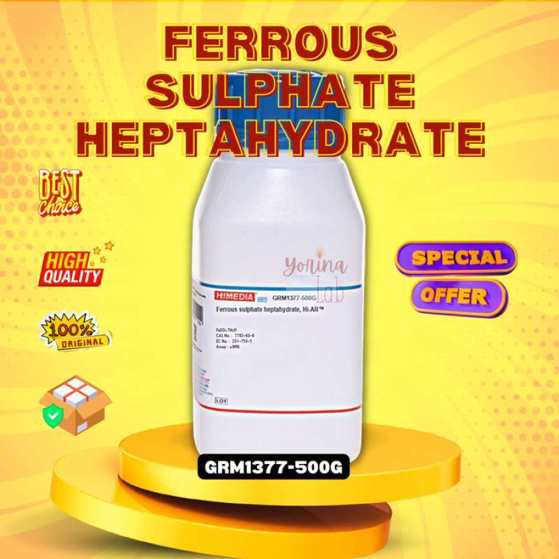 Promo Ferrous Sulphate Heptahydrate/Iron(II) Sulfate | FeSO4.7H2O, 500 ...