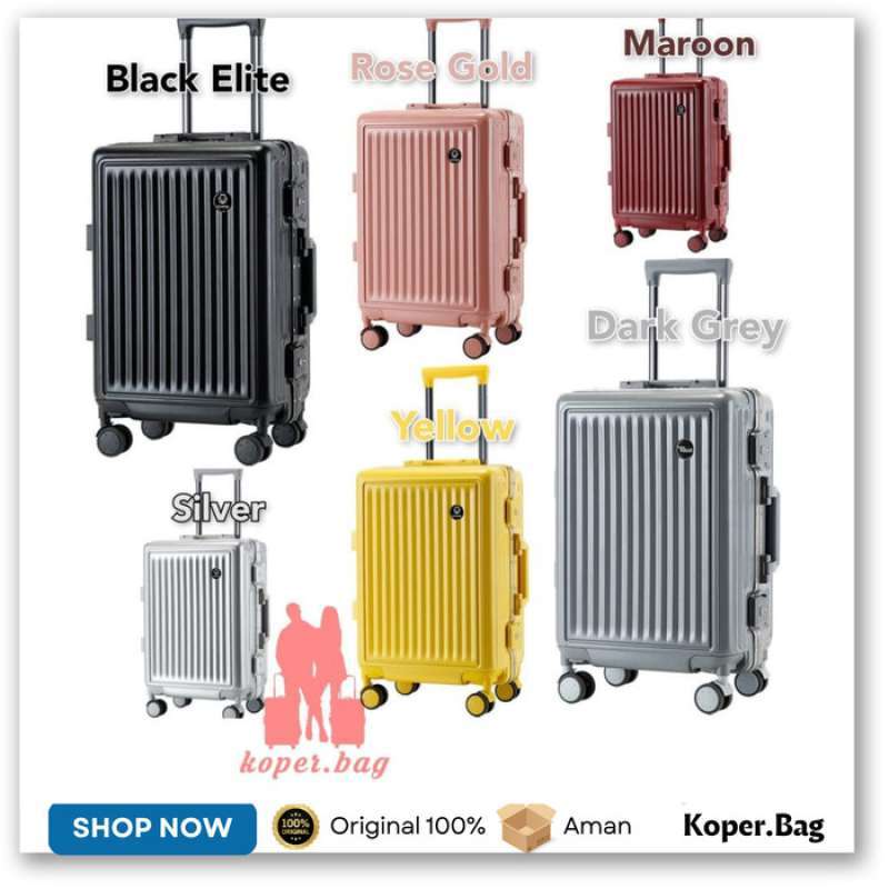 Promo Koper KB009 uk 20-28 in TSA Lock Frame Aluminium Cabin Bagasi ...