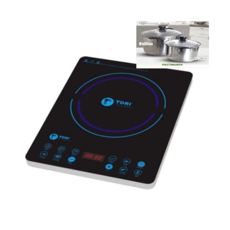 Promo New (Paket) Kompor Induksi Listrik + 2 Set Panci Induksi 18Cm ...