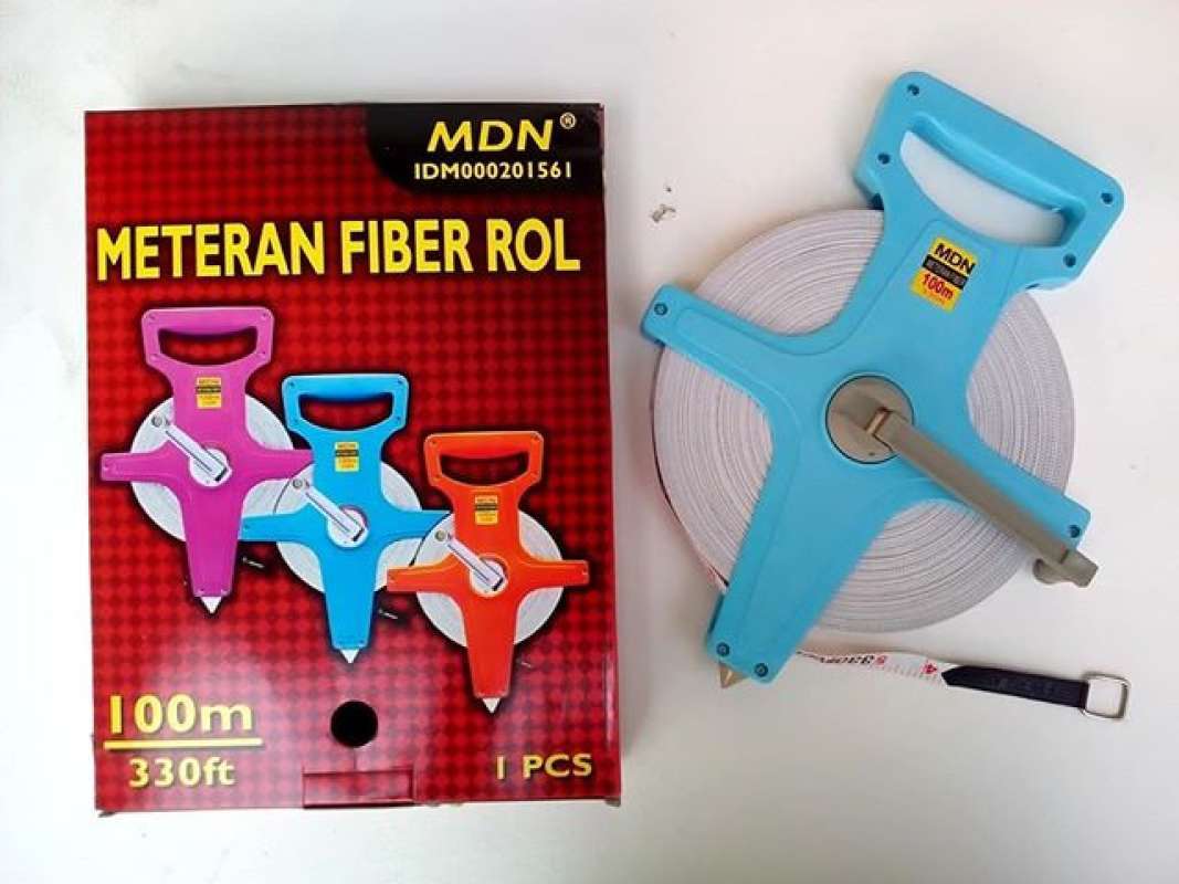 Promo meteran tancap MDN 100M/ meteran/ fiber roll panjang/ meteran ...