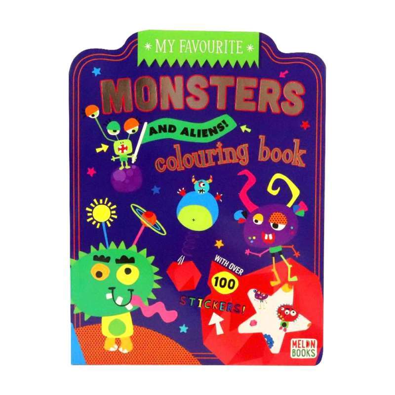 Jual My Favourite Monsters And Aliens Colouring Book Di Seller ...