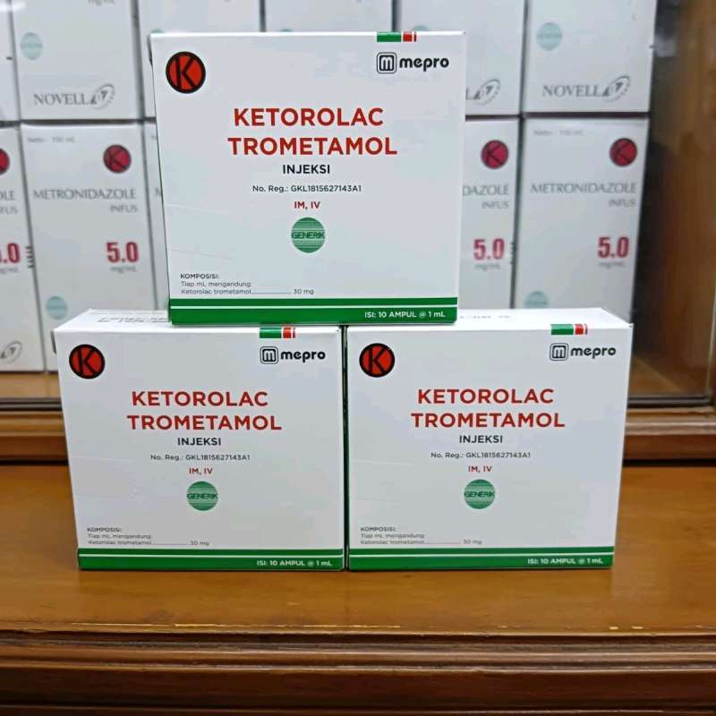Jual Original produk ketorolac injeksi / box exp 2025 di Seller Sehat ...
