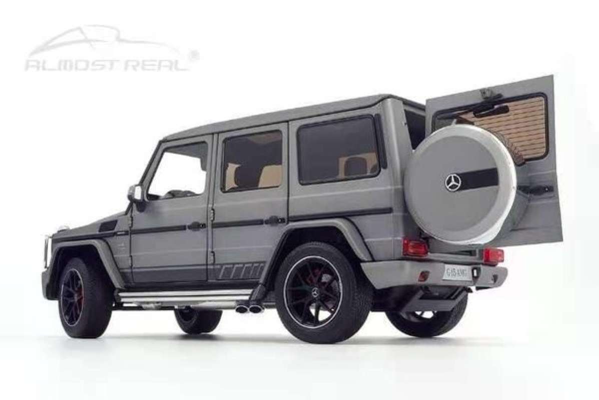 Promo 1/18 ALMOST REAL MERCEDES G65 AMG W463 GREY DIECAST NOT AUTOART ...