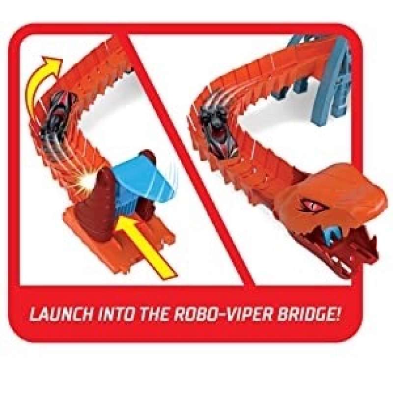 Promo HOT WHEELS CITY VIPER BRIDGE ATTACK PLAY SET HOTWHEELS SNAKE ...