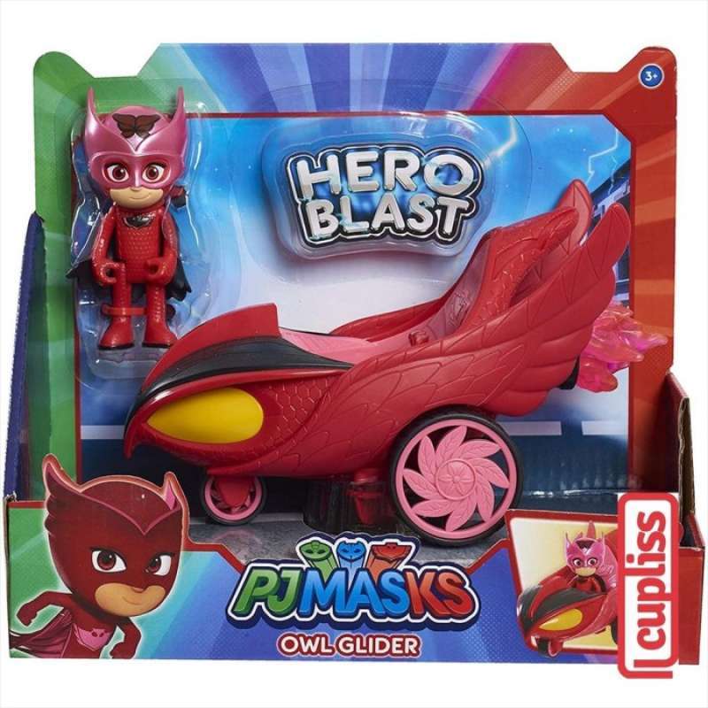 Jual Pj Masks 95497 Owlette Owl Glider Hero Blast With Figure Just Play ...