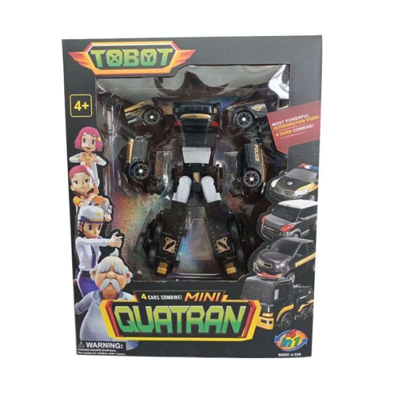 Jual Mainan Robot Tobot Mini Quatran 4in1 Di Seller Qairina Store ...
