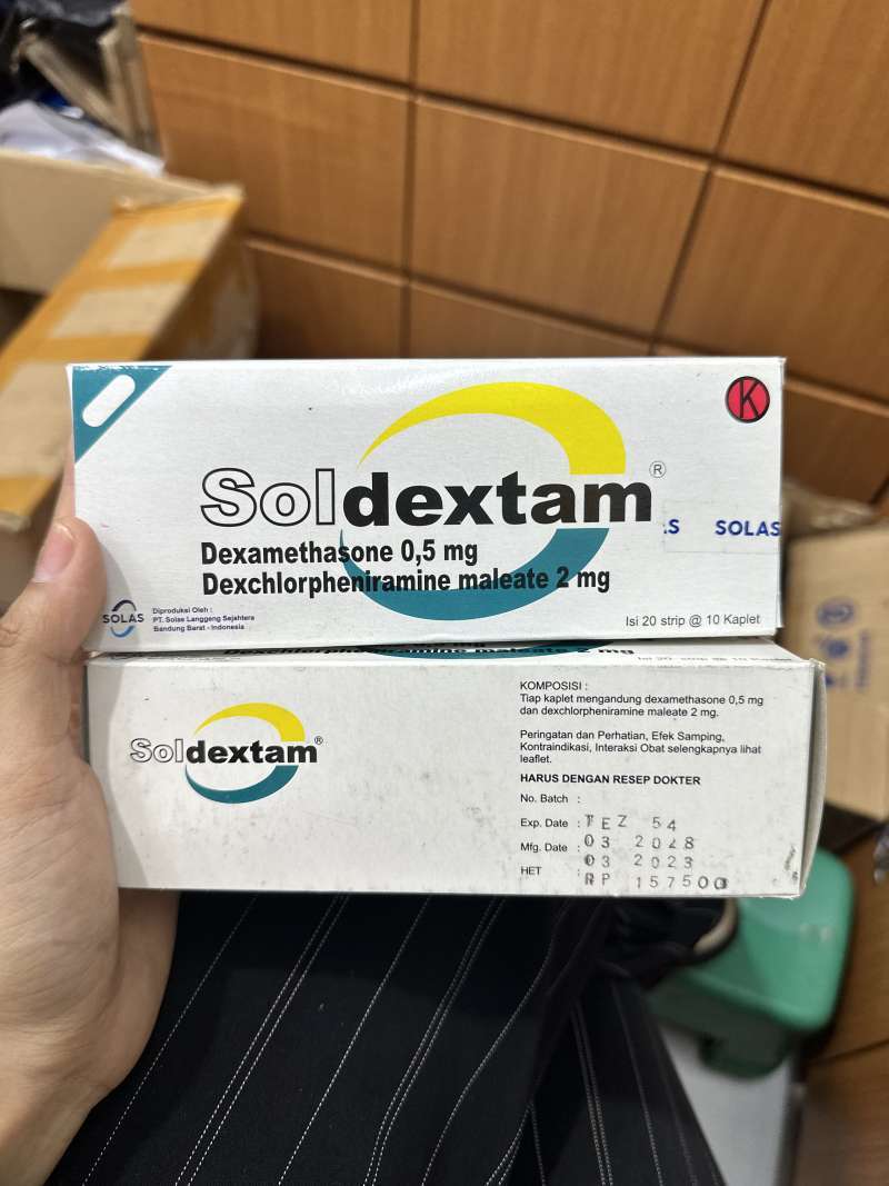 Jual Soldextam Dexamethasone 🏷️ 100% Original, Harga & Kualitas Terbaik ...