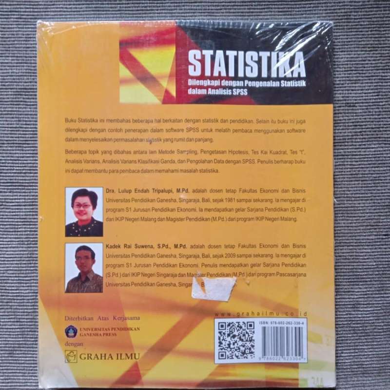Jual Statistika Dilengkapi Dengan Pengenalan Statistik Dalam Analisis ...