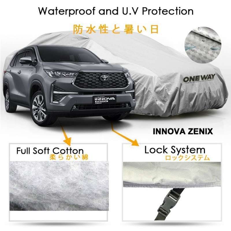 Promo Body Cover Mobil Innova Zenix Waterproof 3 Layer Deluxe ONE WAY ...