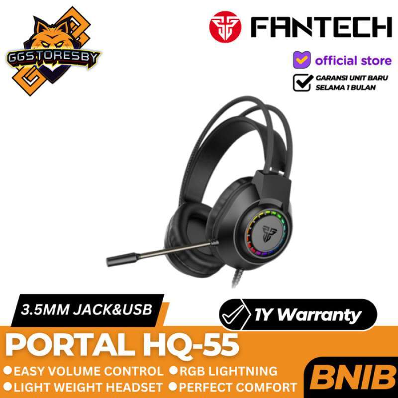 Promo Fantech Portal Hq55 Rgb Gaming Headset Diskon 23% Di Seller Id ...