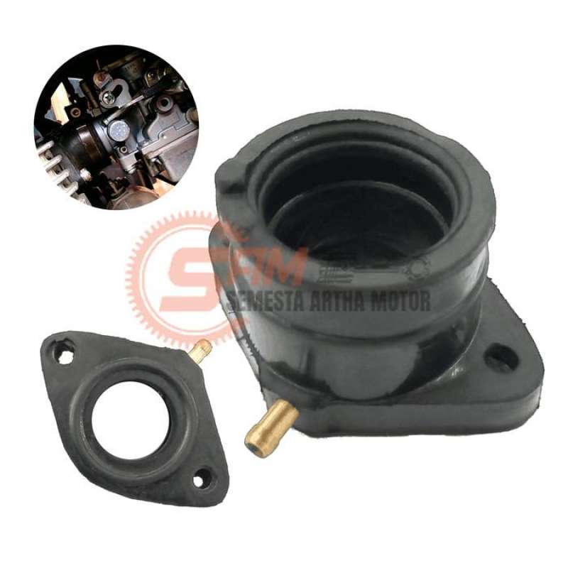 Jual Manipul Karet Intake Manifold Motor Scorpioz Z Sambungan Carbu Manipol Di Seller Semesta ...