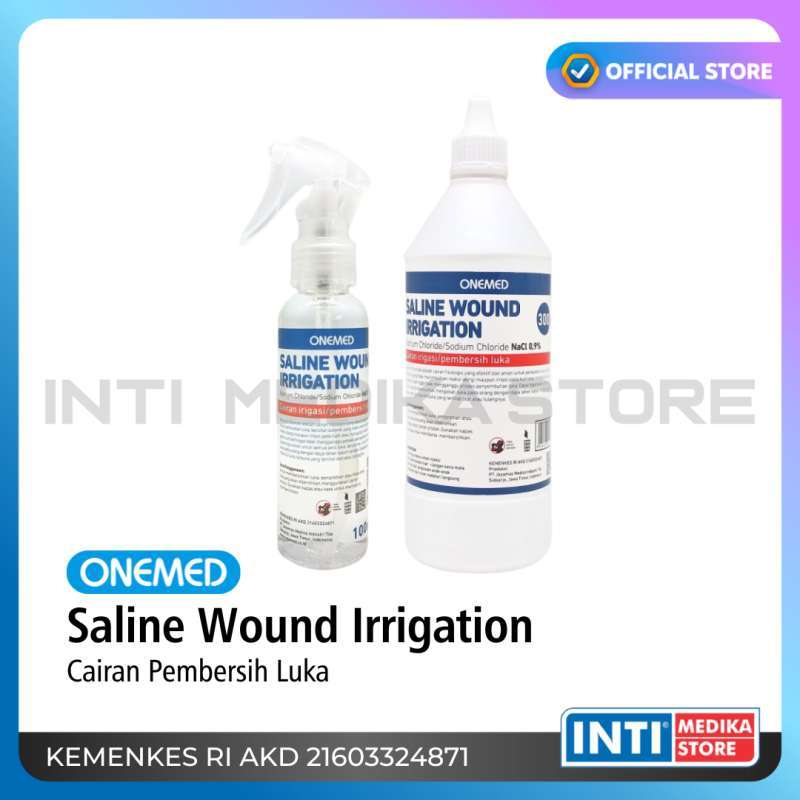 Promo Onemed - Pembersih Luka Saline Wound Irrigation | Cairan Irigasi P3k - 300ml Diskon 38% Di ...
