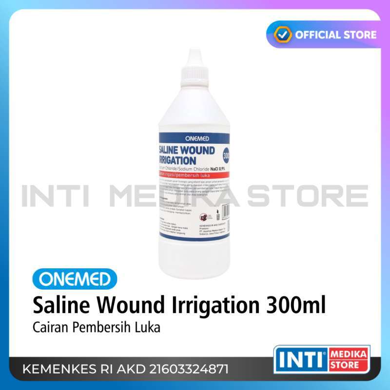 Promo Onemed - Pembersih Luka Saline Wound Irrigation | Cairan Irigasi P3k - 300ml Diskon 38% Di ...