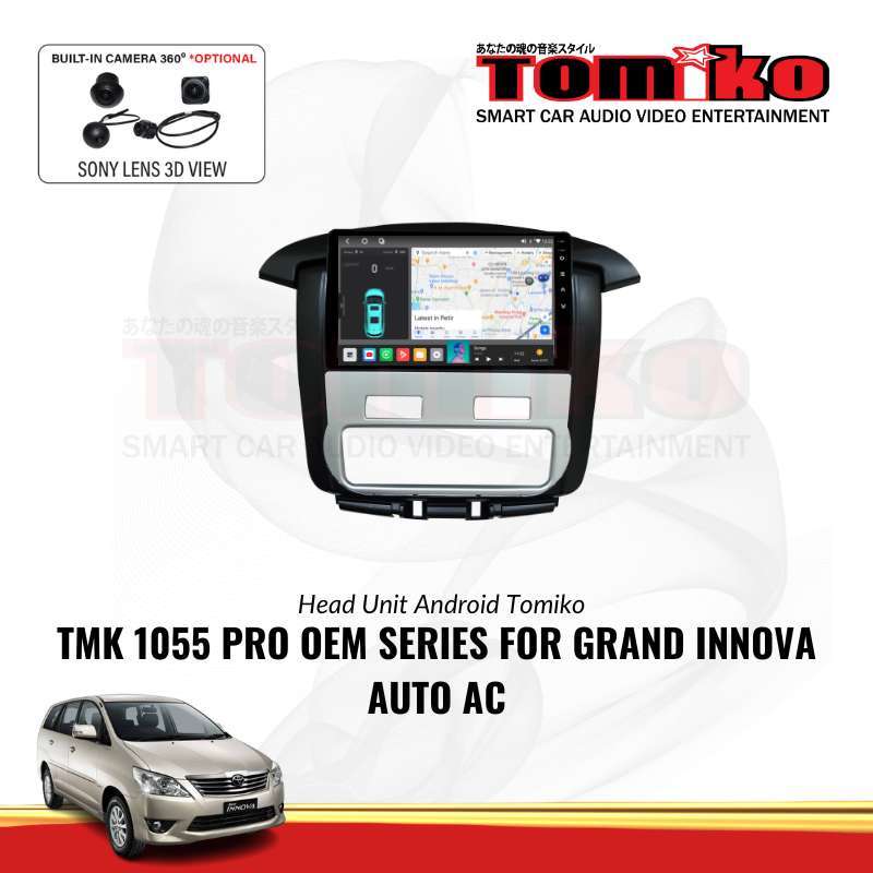Jual Head Unit Tomiko TMK 1055 PRO OEM Series for Grand Innova Auto AC ...