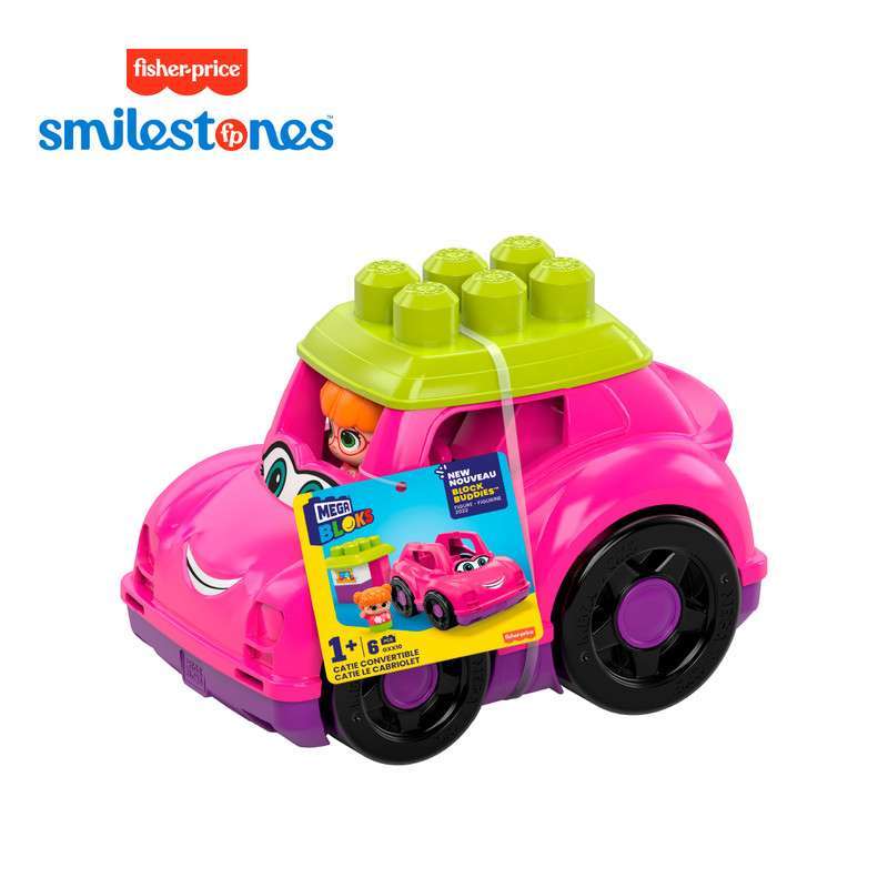 Jual Mega Bloks Catie Convertible Pink Car - Mainan Balok Anak di ...