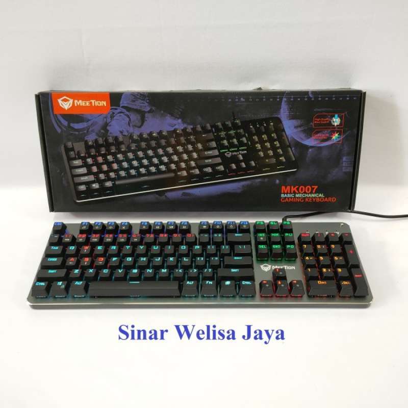 Promo Meetion Basic Mechanical Gaming Keyboard MK007 Diskon 23% di ...