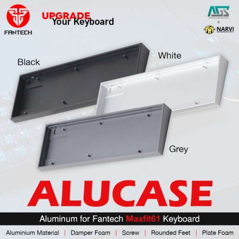 Promo Fantech ALUCASE (for Fantech Maxfit61 keyboard) - Keyboard Gaming Case Diskon 23% di ...