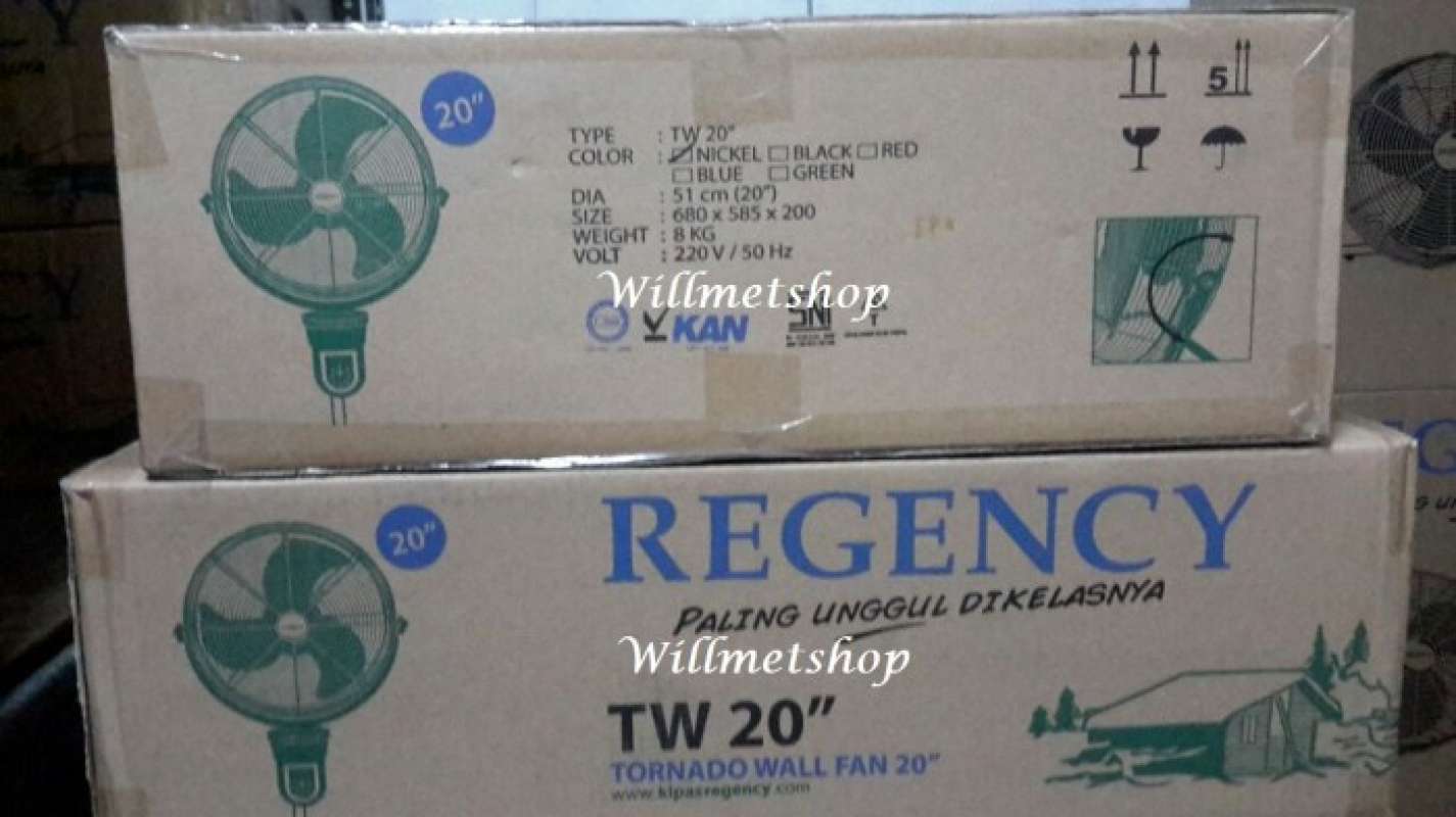 Promo Kipas Tornado Regency Wallfan 20 Inch Dinding 20 TW 20 Diskon 23% ...