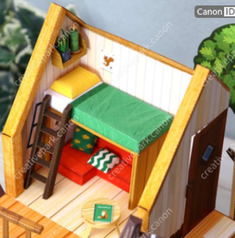 Promo RUMAH POHON KERTAS miniatur DIY Papercraft mainan diorama ...