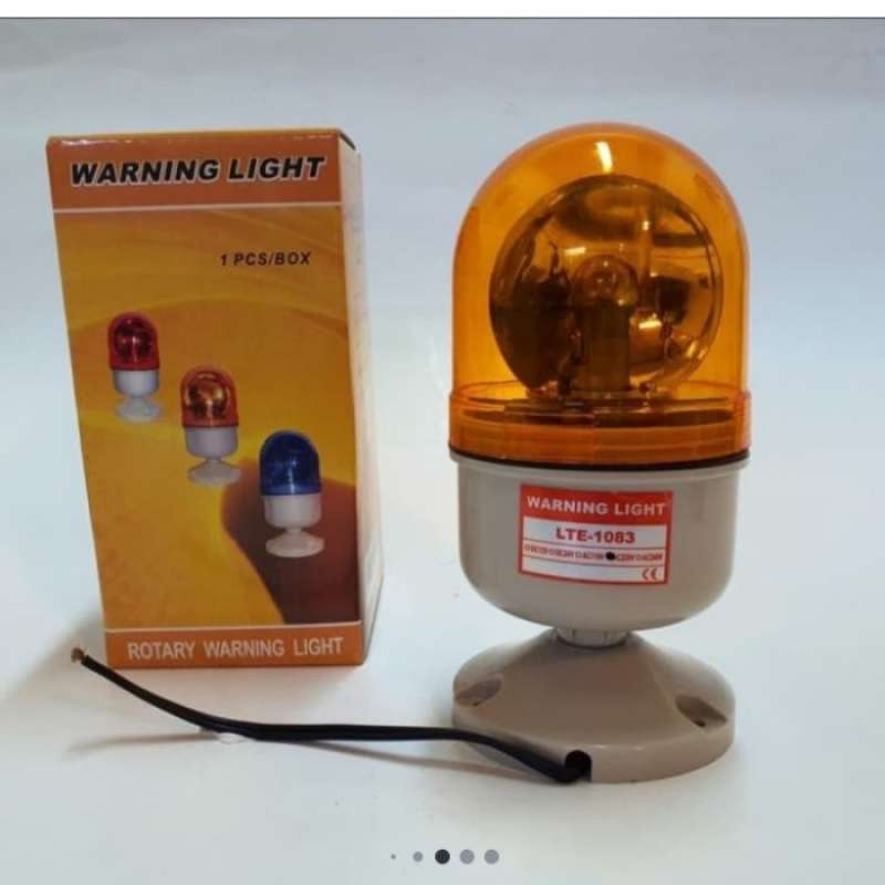 Promo WARNING LIGHT Lampu Rotari LTE-1083-220v AC merah-kuning Diskon ...