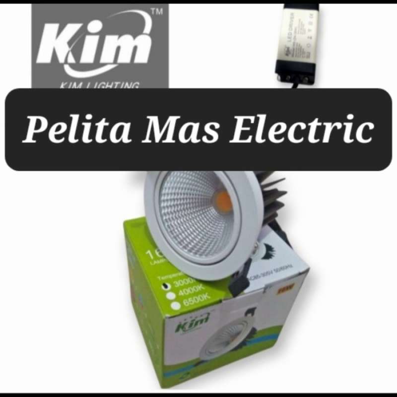 Promo KIM Downlight LED COB 16w 16 watt 16watt SpotLight Ceiling Light ...