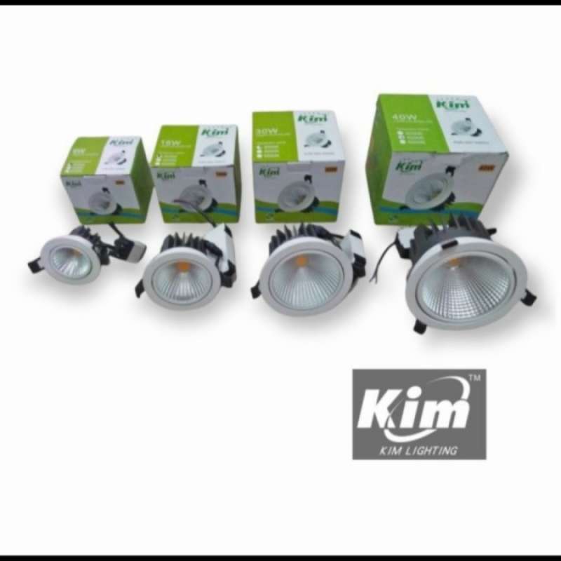 Promo KIM Downlight LED COB 16w 16 watt 16watt SpotLight Ceiling Light Inbow Diskon 23% di ...