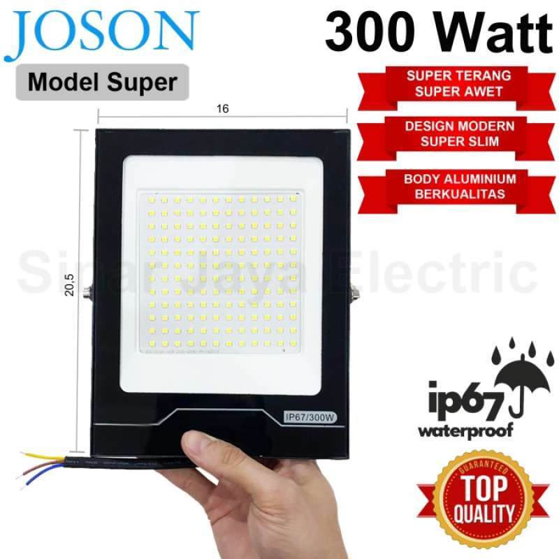 Promo Led sorot / tembak / floodlight / outdoor 300W 300 watt reflector - model ,Putih Diskon 23 ...