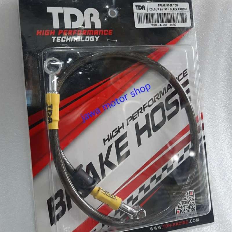 Promo selang rem TDR black carbon 24 inch/60cm Diskon 23% di Seller ...