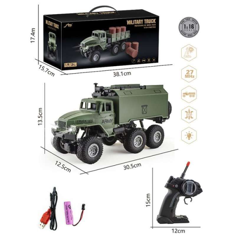 Promo Mainan Anak Remote Control Military Army Truck / Rc Truk Tentara ...