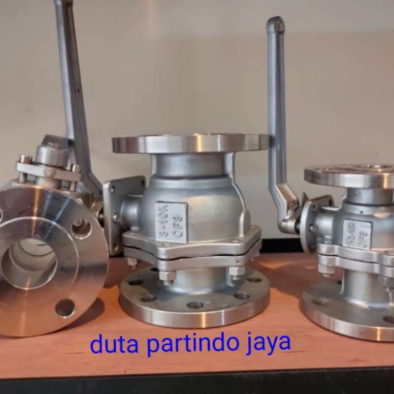 Promo Ball Valve / Stop Kran Stainless 304 Flange JIS 10K 2 inch DN 50 Diskon 23% di Seller ...