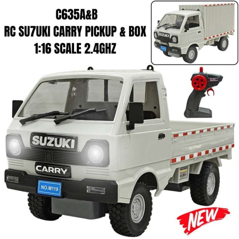 Promo C635 Rc Car 1/16 / Suzuki Carry Pickup / Box Cargo / Mainan Hobi ...