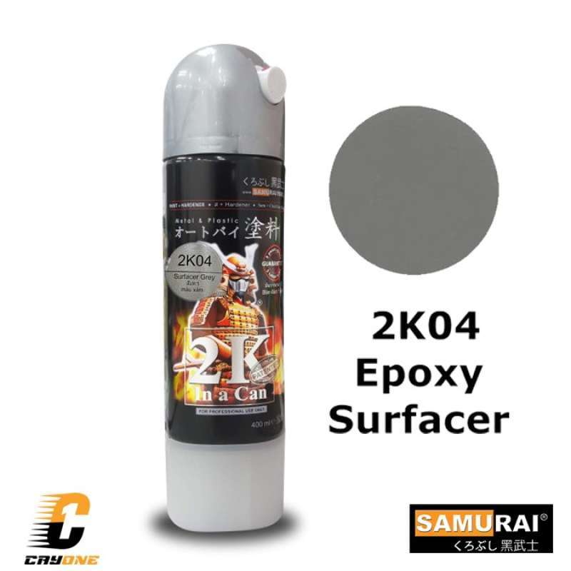 Promo Sale Samurai Paint Cat Dasar Epoxy Surfacer 2k04 (2k Coat) 400 Ml ...