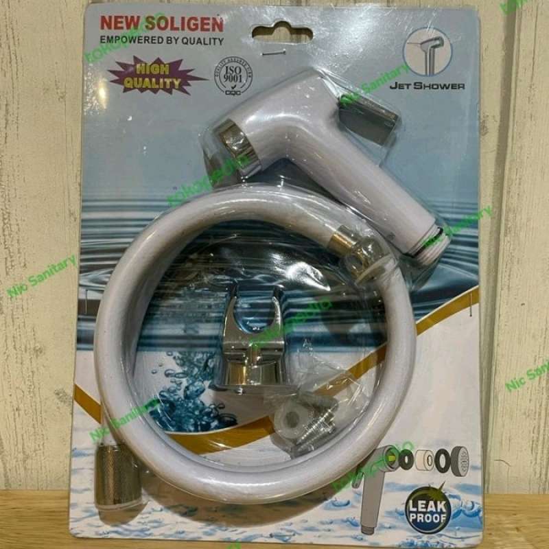 Promo jet shower SOLIGEN / shower kloset SOLIGEN/ shower cebok - Putih ...