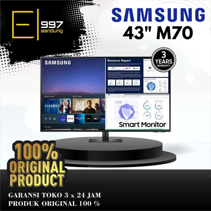 Promo Samsung Smart Monitor M7 43 M70b 4k Hdr Usb-c Speaker Streaming Tv Diskon 2% Di Seller ...