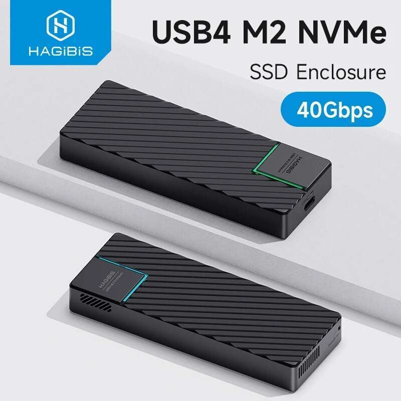 Jual Hagibis USB 4.0 40gbps M.2 Nvme Ssd Enclosure Compatible With ...