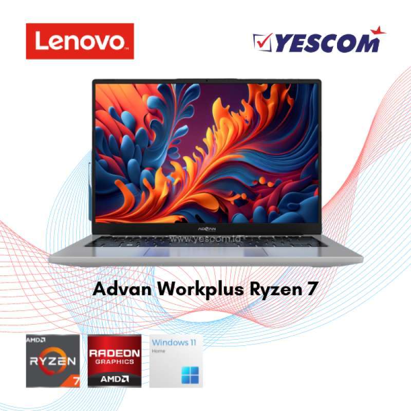 Promo Advan Workplus Silver((AMD Ryzen 5 6600H/AMD Ryzen 7 7735HS)16GB ...