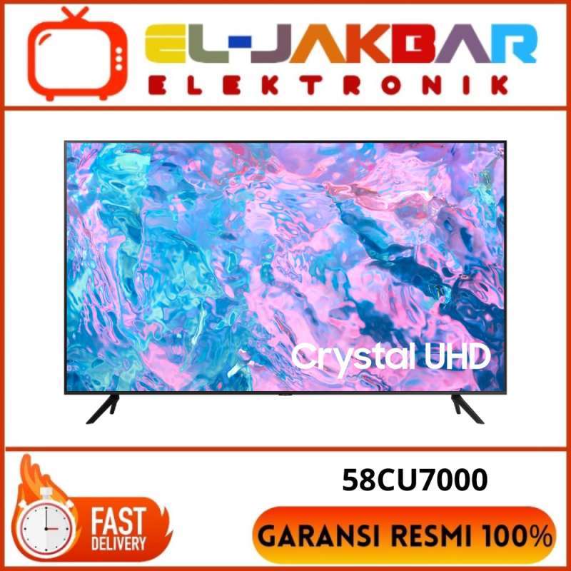Jual SAMSUNG 58CU7000 CRYSTAL 4K UHD SMART TV 58 Inch UA58CU7000KXXD di Seller EL-JAKBAR ...