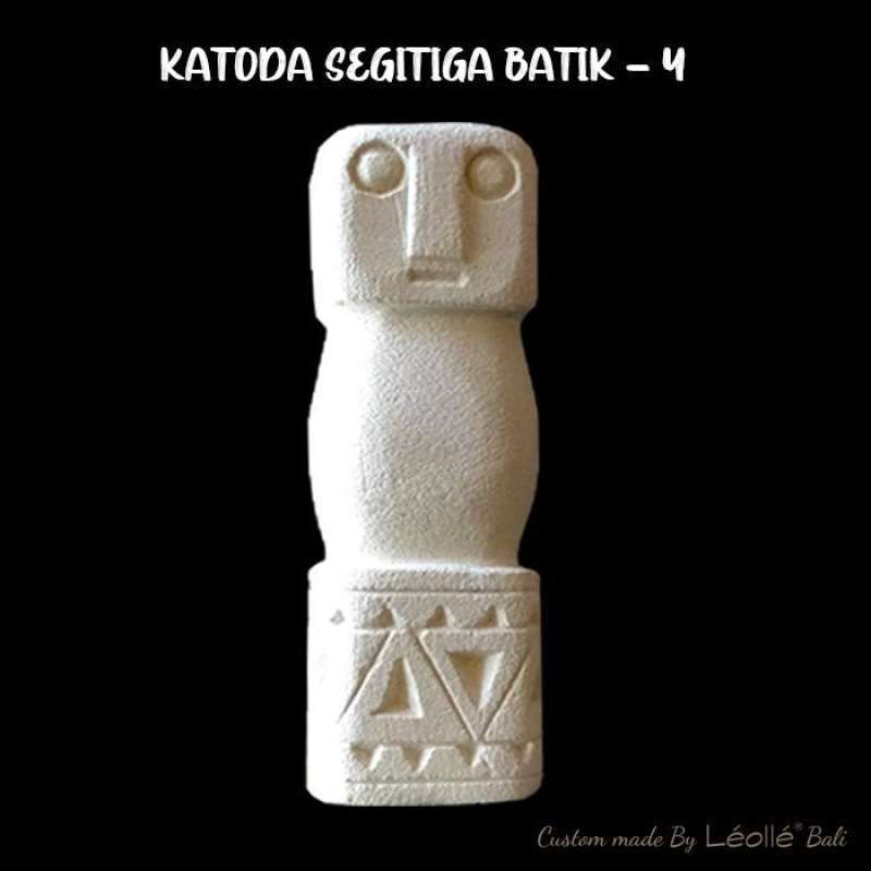 Jual Patung Primitif Sumba Batu Paras Katoda Segitiga Batik - KATODA 4 ...