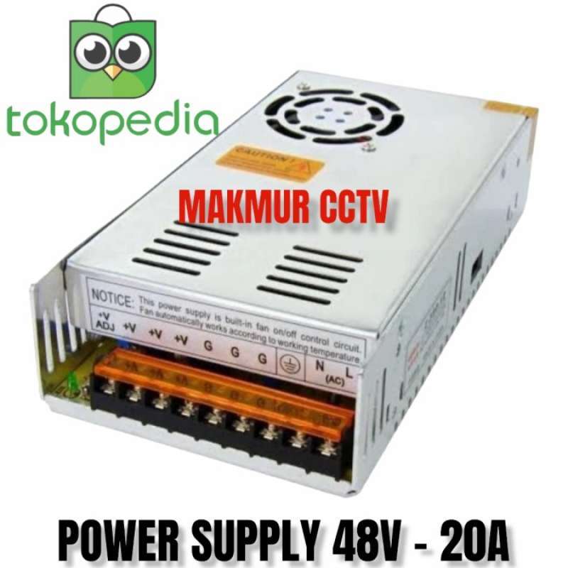 Promo Switching Power Supply Psu 48v 20a Fan Diskon 21 Di Seller