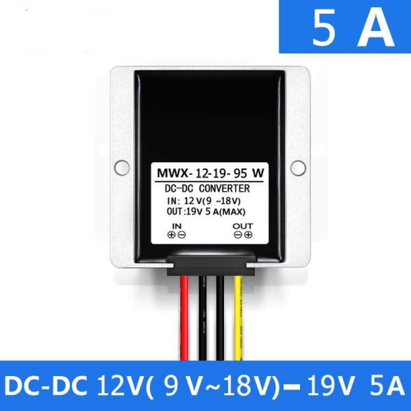 Promo 95W (5A) DC-DC step-up module 12V to 19V converter Diskon 21% di ...