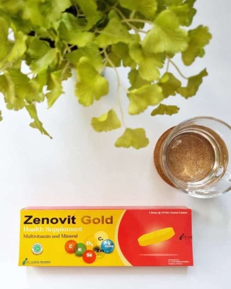 Promo Zenovit Gold Suplemen Kesehatan Multivitamin Dan Mineral Halal ...