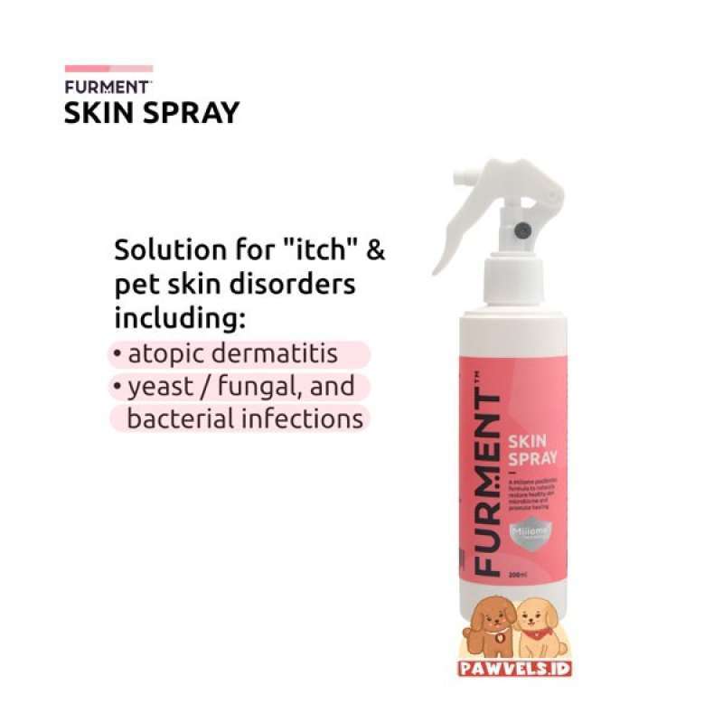 Promo Spray Kulit Atopic Dermatitis Hewan Furment Skin Spray 200ml ...